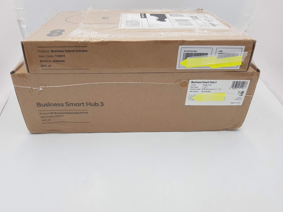 BT Business Smart Hub 3 FTTP Item code 114417- New & Sealed - Works ...