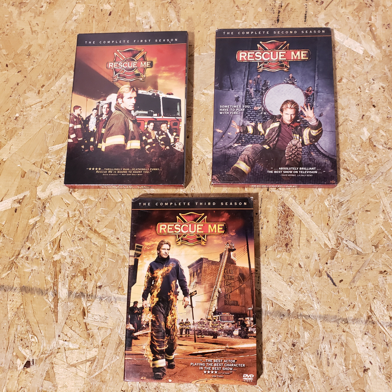 Rescue Me Complete Seasons 1 2 3 DVD Sets in Box Denis Leary ...