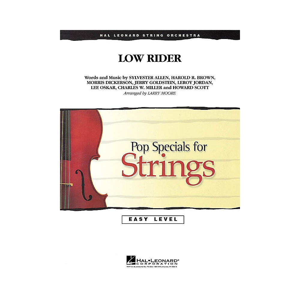 Low Rider Easy Pop Specials For Strings Series Arranged by Larry Moore ...