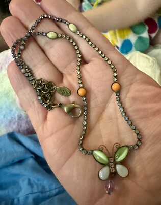 Sorrelli Multicolor Butterfly Necklace | eBay
