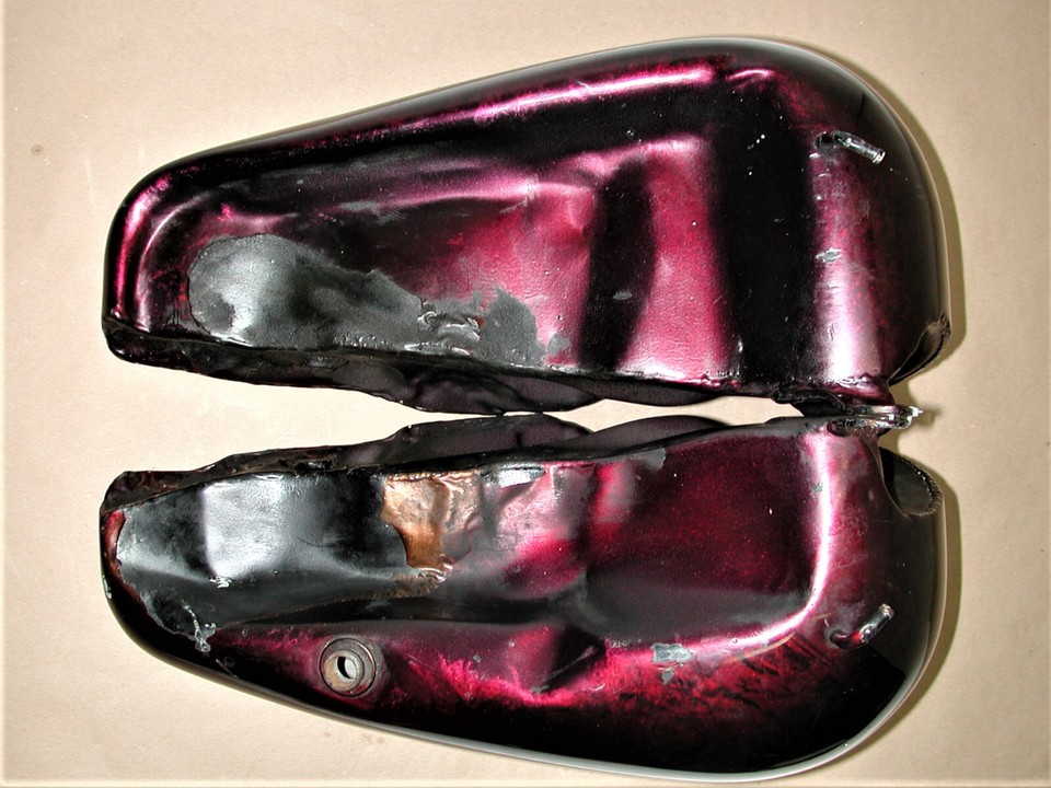 Split Fuel Gas Tank For HARLEY DAVIDSON Shovelhead | eBay