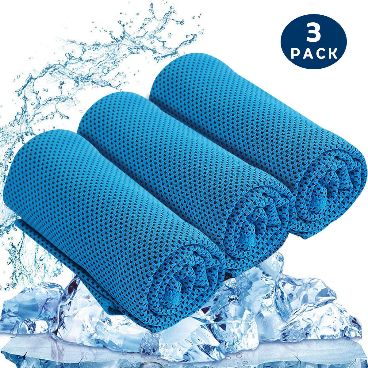 1-20 x Ice Cooling Towel Neck Wrap For Sports Running Jogging Gym ...
