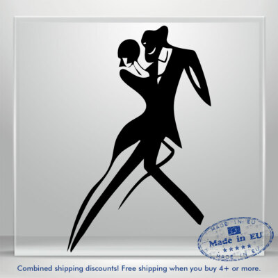 Tango Blues Dance Kizomba Car Bumper Window Vinyl Decal Sticker Salsa ...