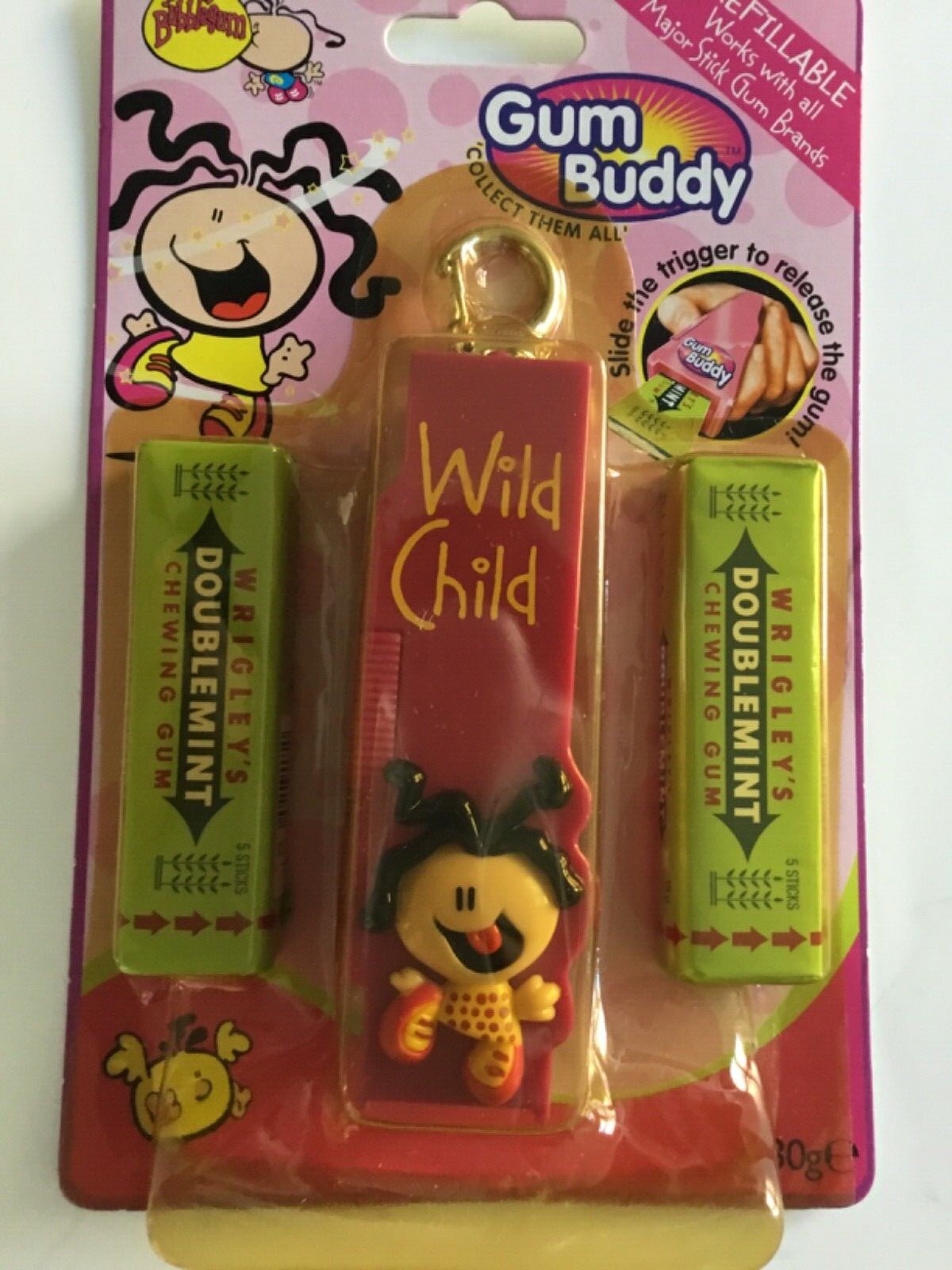 BUBBLEGUM WILD CHILD GUM BUDDY COLLECTION 1 2OOO Sealed Card U.K ...