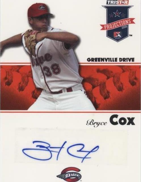 2008 TRISTAR PROjections - Bryce Cox #25 Autographs (AU, RC) for sale online | eBay
