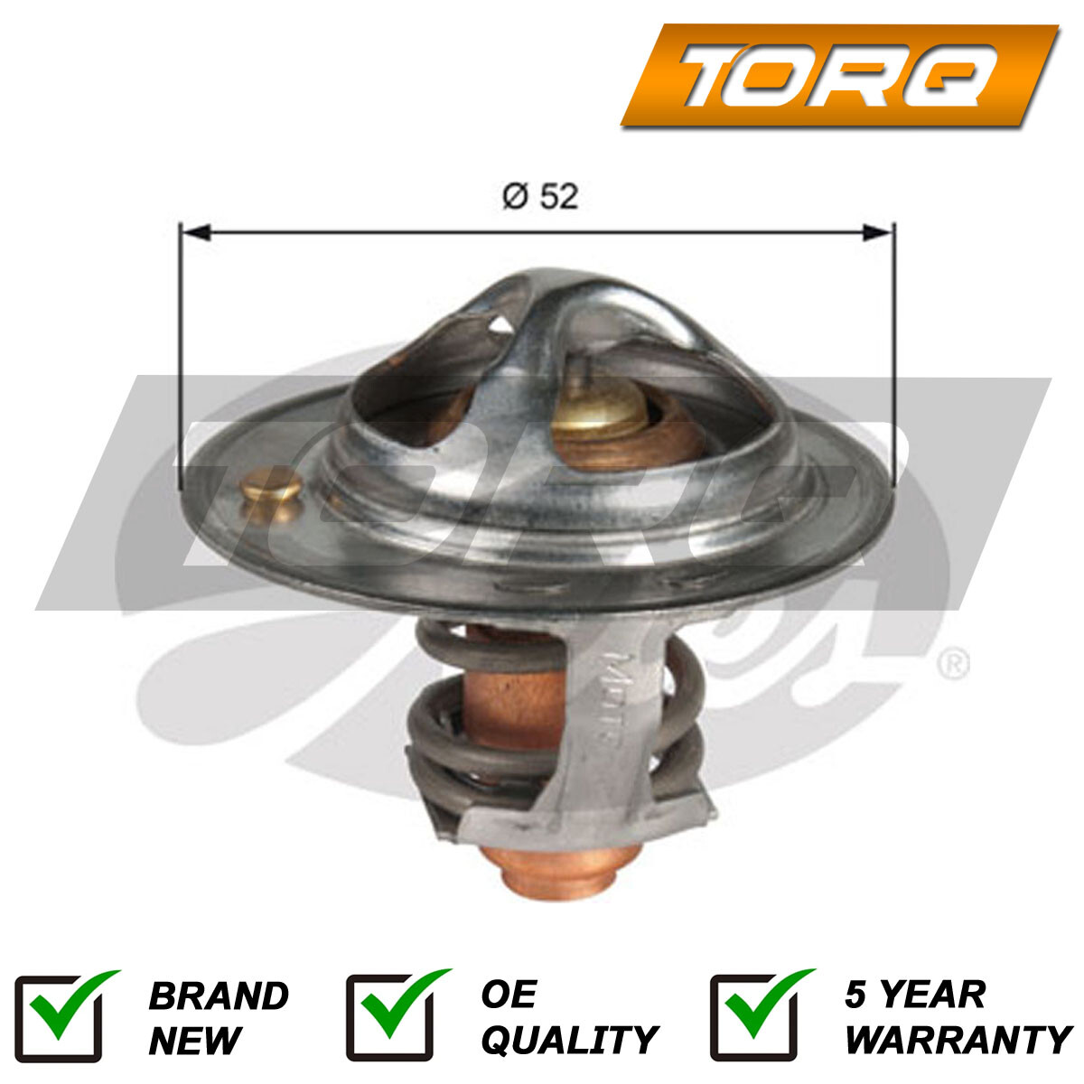 Thermostat Coolant Torq Fits Forfour Colt Lancer 1.0 1.1 1.3 1.5 ...