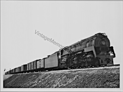 Vintage Pennsylvania Railroad 6197 Steam Locomotive 5" x 7" Real Photo ...