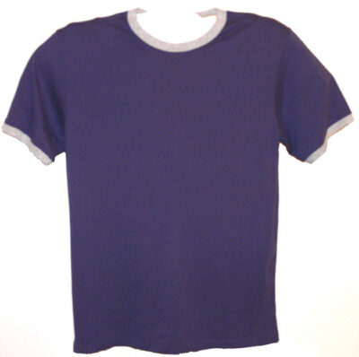 Navy Ringer - T shirt -SPECIAL-2 PAK -Soft Vintage Look & feel -FREE ...