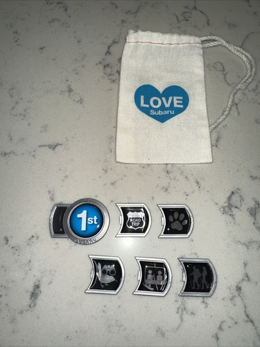 Lot Of 6 New Genuine OEM Subaru Badge of Ownership Emblems 1st, Road ...