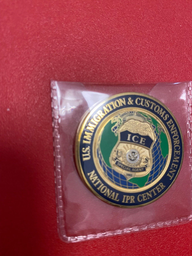 HSI ICE National IPR Center Op Guardian Washington D.C. Challenge Coin ...
