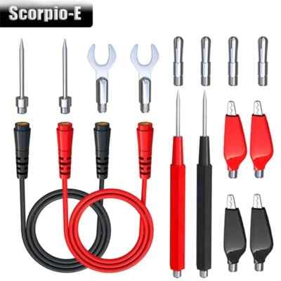 16PCS Multimeter Test Lead Kit Replacement Banana Plug Set with ...