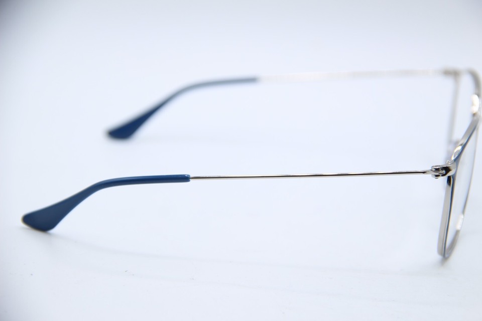 NEW RAY BAN RB 6466 3101 DARK BLUE SILVER AUTHENTIC DESIGNER EYEGLASSES ...