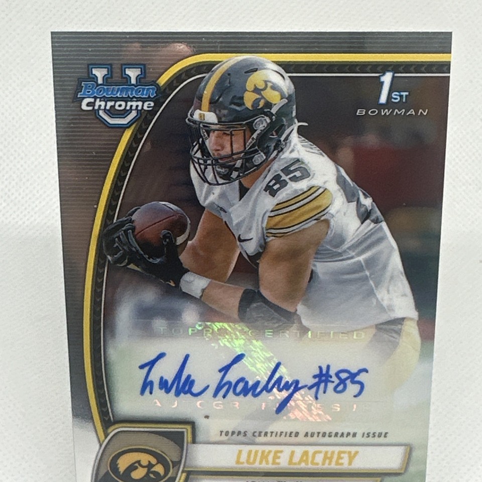 2024 Bowman University Luke Lachey #PA-LLA 1st bowman Autograph Iowa ...