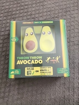 Exploding Kittens Throw Throw Avocado Card Game Ages 7 BRAND NEW SEALED ...