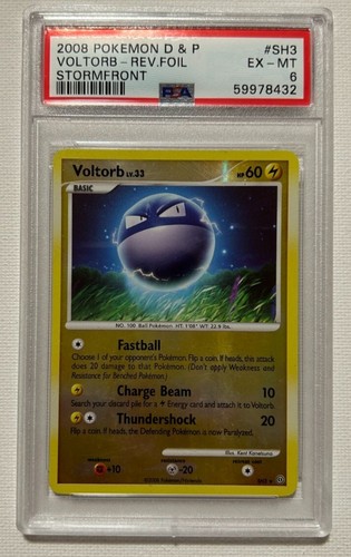 PSA 6 Voltorb Secret Rare - SH3 Stormfront - Excellent-Mint - Secret Rare | eBay