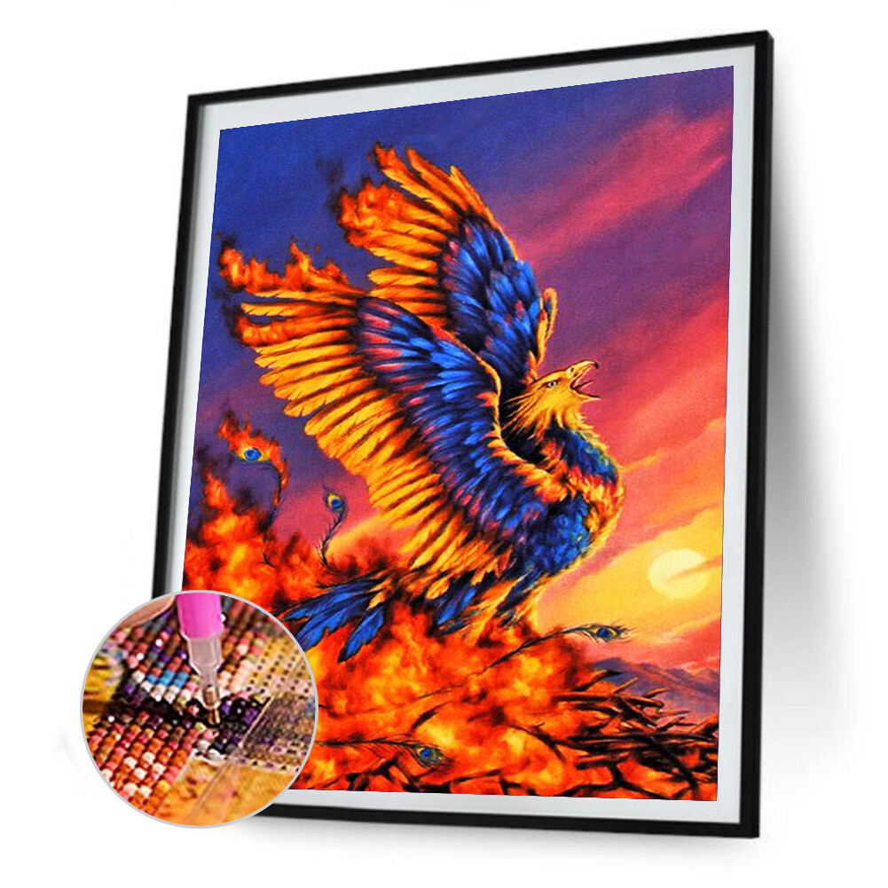 DIY Full Round Drill Diamond Painting 5D Air Phoenix Poster Kit (A1528 ...