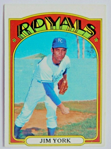 Jim York #68 Topps 1972 Baseball Card (Kansas City Royals) VG | eBay