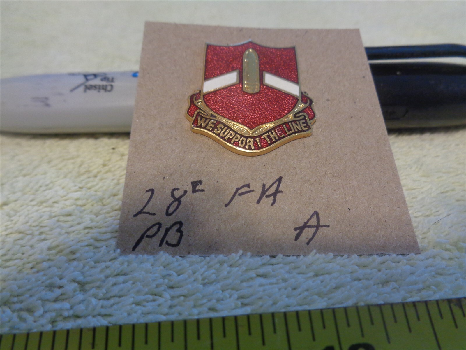 28th Field Artillery A Unit Crest, DI, DUI Pinback (DRAW#217) | eBay
