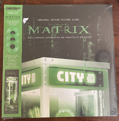 Matrix Complete Score Don Davis Soundtrack Green Vinyl RSD 2021 ...