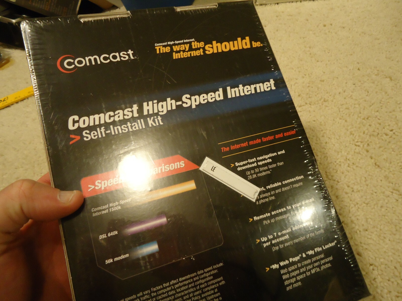 COMCAST HIGH SPEED INTERNET Self Install Kit SEALED BOX NEW SEALED | eBay