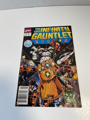 Infinity Gauntlet 1 VF/NM Newsstand Edition Marvel Comics 1991 1st Inf ...