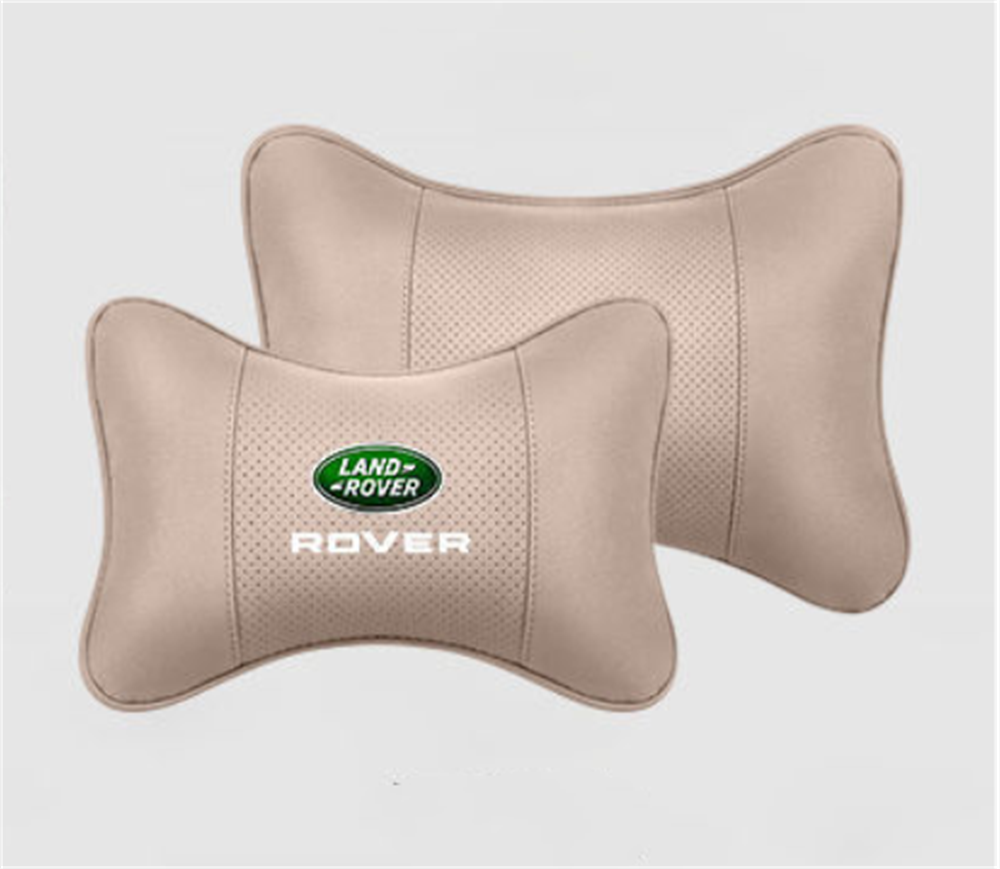 2x Beige Seat Headrest Neck Pillow For Land Rover Defender Discovery ...