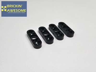 LEGO TECHNIC 6331723 65123 HALF BEAM LEVER 3M BLACK X4 NEW GENUINE ...