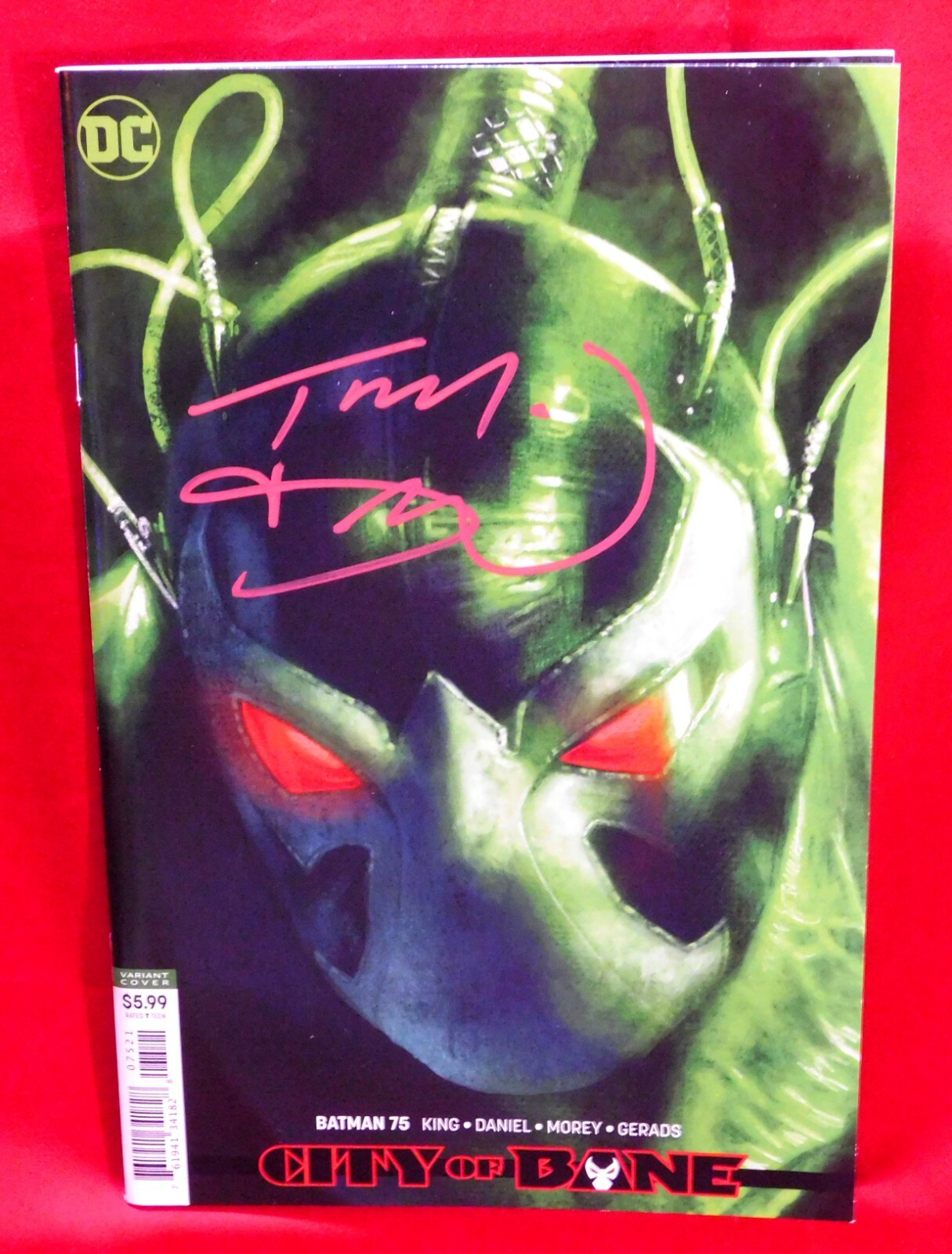 BATMAN #75 CITY OF BANE VARIANT EDITION SIGNED BY ARTIST TONY DANIEL | eBay
