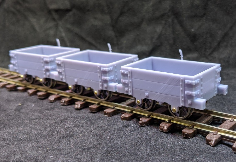 O-16.5 Narrow Gauge Corris Open Wooden Wagons x3 | eBay UK