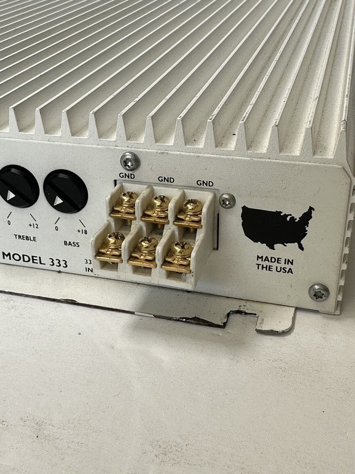 RARE Autotek model 333 Car Amplifier THE MEAN MACHINE | eBay