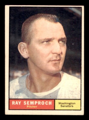 1961 Topps Baseball #174 Ray Semproch EX *e3 | eBay