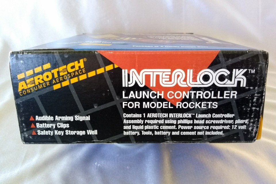Aerotech Interlock Model Rocket Launch Controller Safety Key 40ft Cord 12V Tonal | eBay