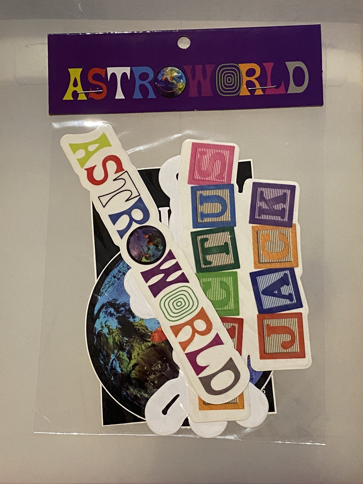 Travis Scott Astroworld Sticker Pack Cactus Jack 2018 New & Sealed 🌵🔥 ...