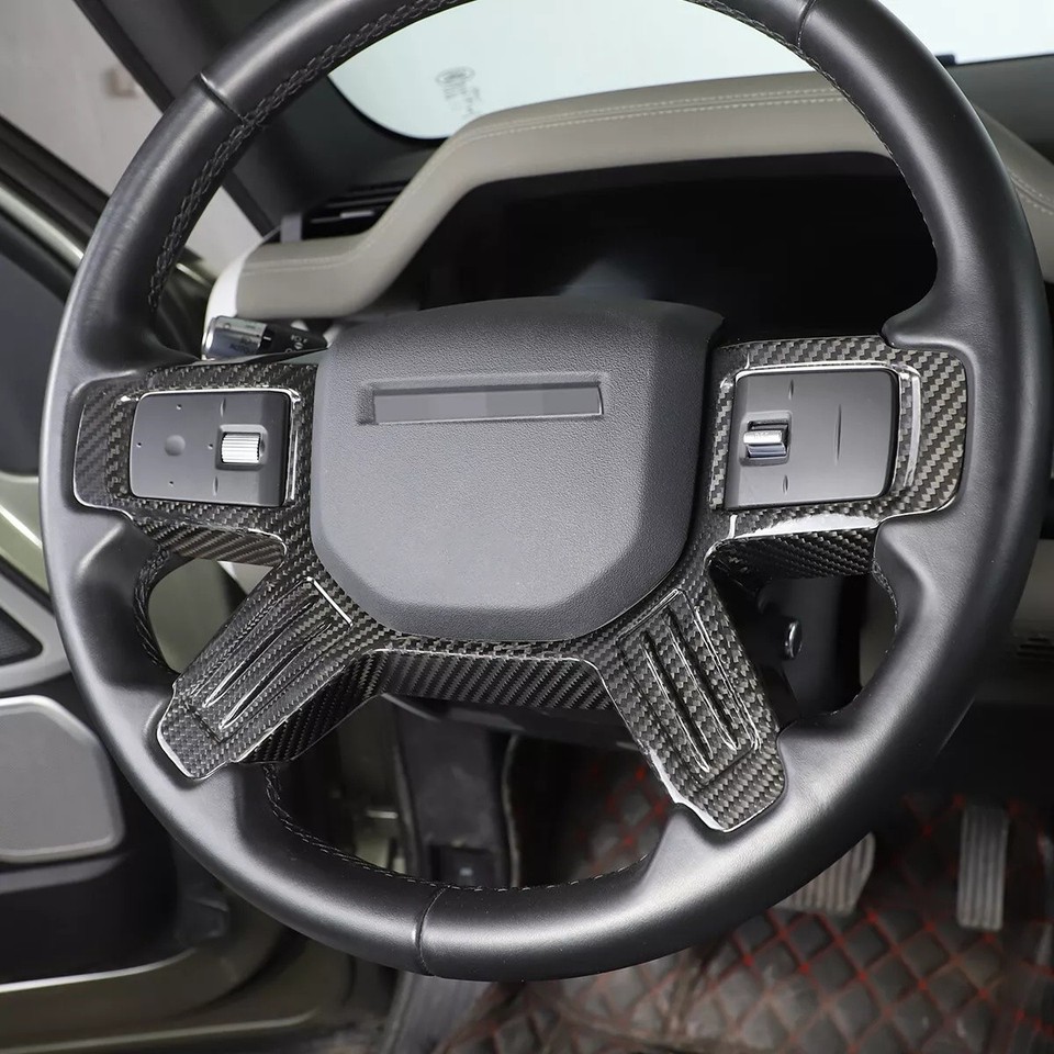 Car Interior Steering Wheel Frame Cover Trim For Land Rover Defender ...