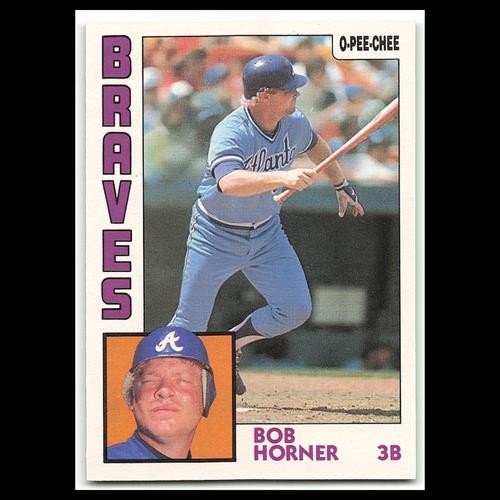 Bob Horner #239 1984 O-Pee-Chee Atlanta Braves Baseball Card MLB NM | eBay