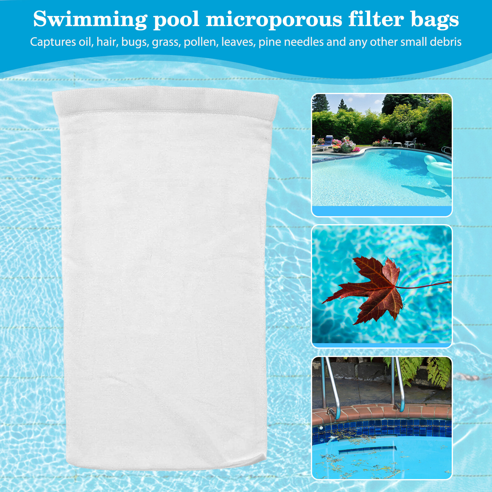 5/10/20/30/40/50/100pcs Filter Net Durable Pool Skimmer Socks Pool ...