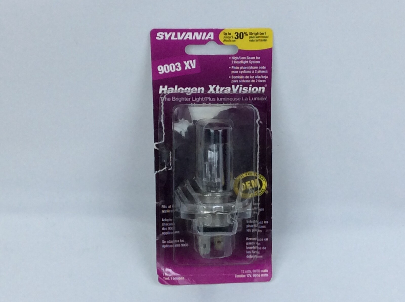 Sylvania Xtra Vision 9003 XV BP 1 Bulb Head Light Dual Beam Unused | eBay