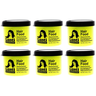 Lusti Professional Hair Food Vitamin Enriched Pack Of 6 - 4oz Each | eBay
