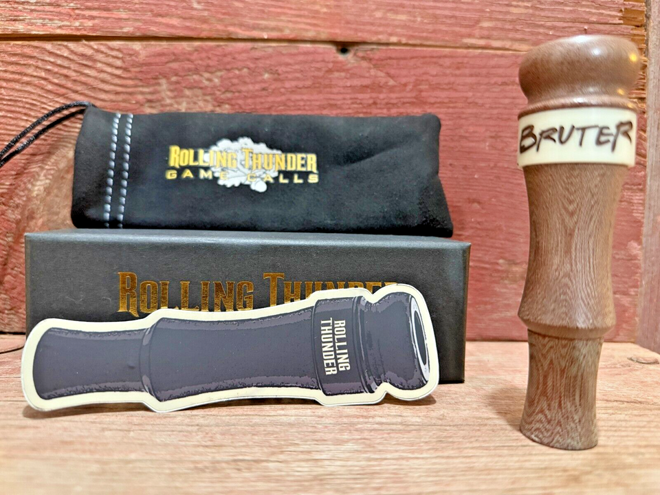NEW Rolling Thunder Brute R Cutdown Micarta Mallard Hen Duck Call ...