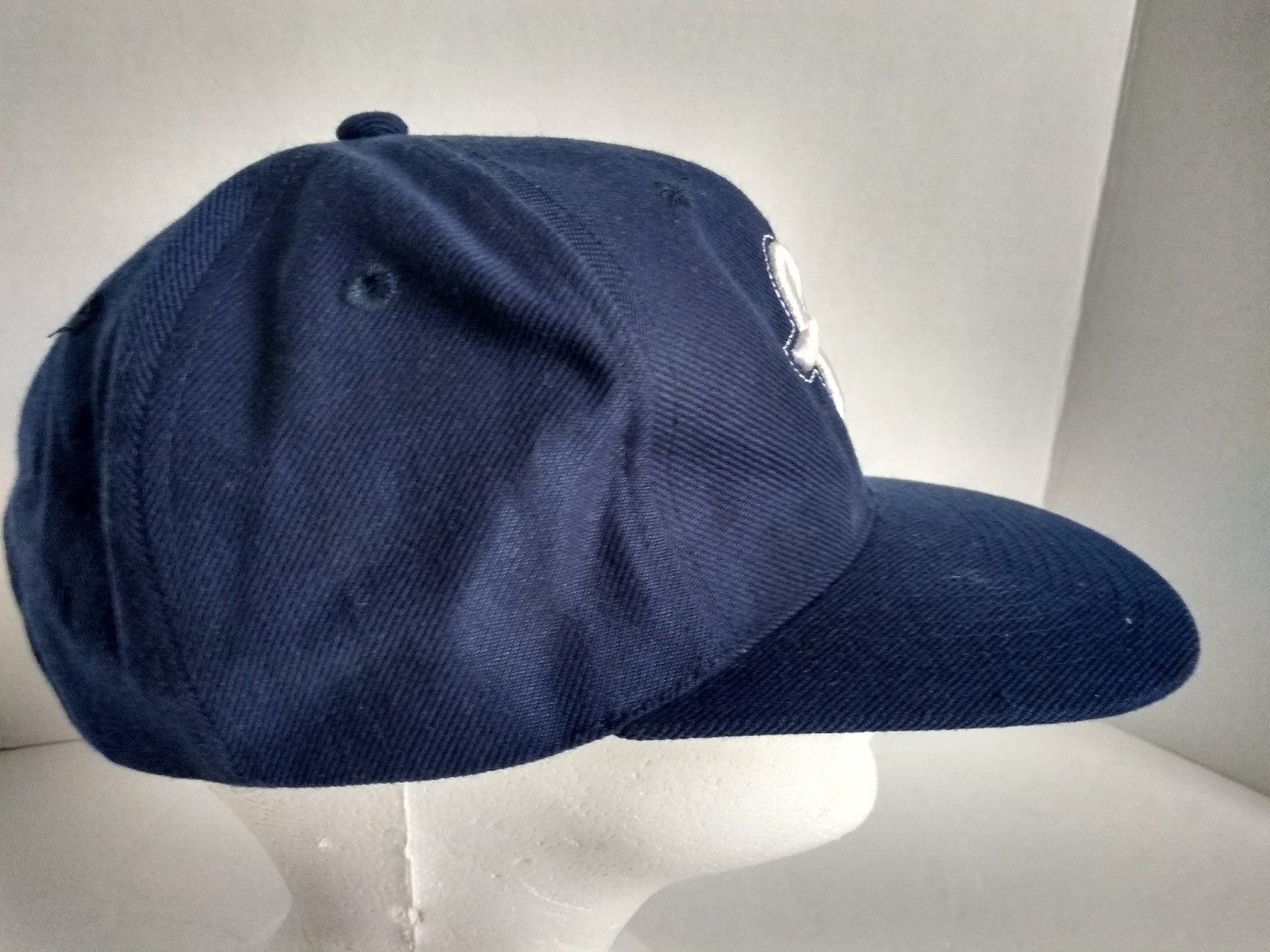 Hip Hop Rap Theme Fubu Navy Blue Snap Back Hat White Embroidery Logo ...