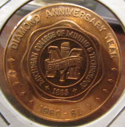 Vintage 1961 Houghton, MI Centennial Trade Token - Michigan Mich. | eBay