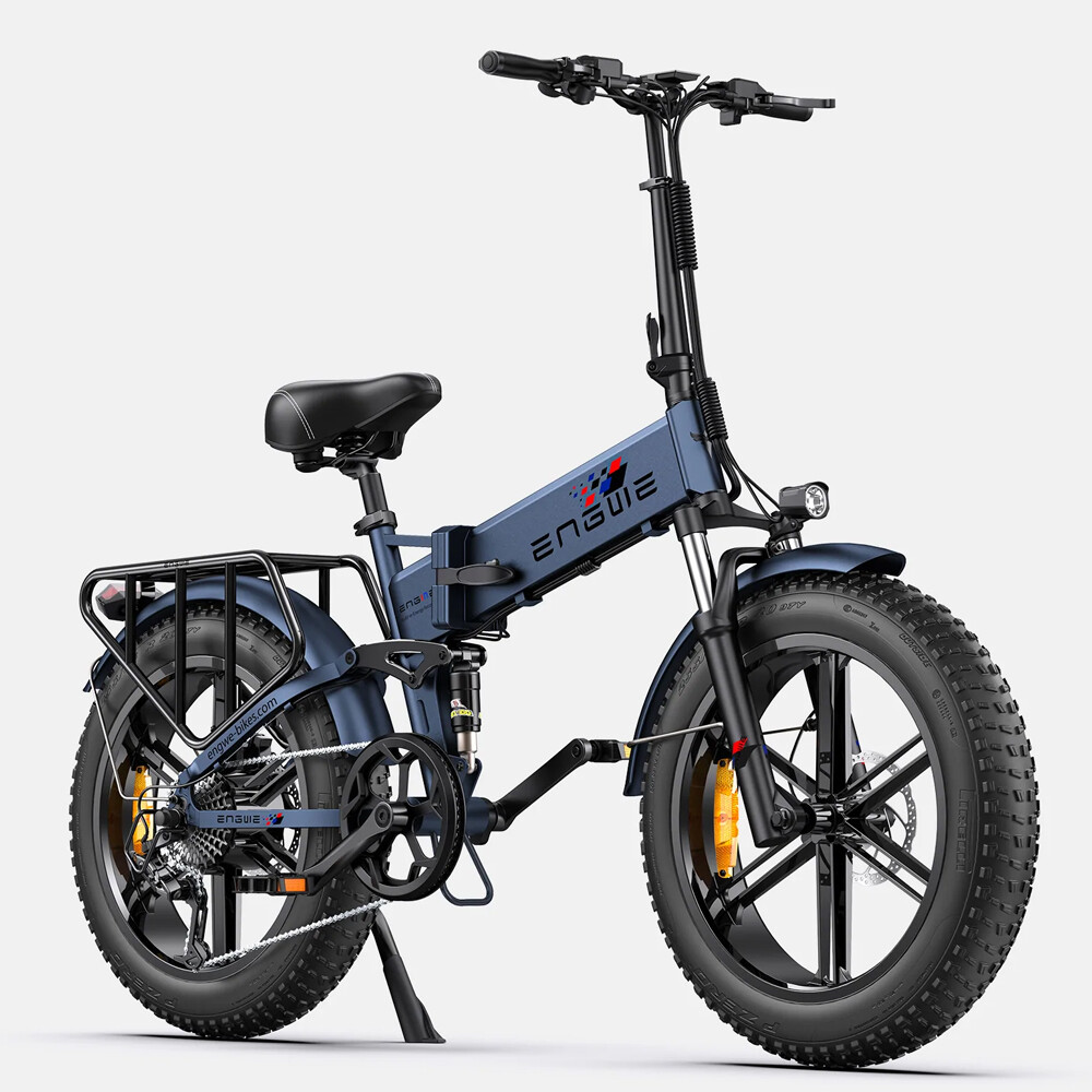 ENGINE PRO Upgraded Folding Electric Mountain Bike Bicycle Beach EBike ...