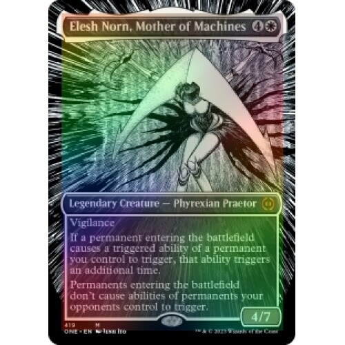 Foil Elesh Norn, Mother Of Machines (borderless) (step-and-compleat ...