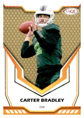 Two card lot 2024 Sage High Series Carter Bradley Gold #198 South ...