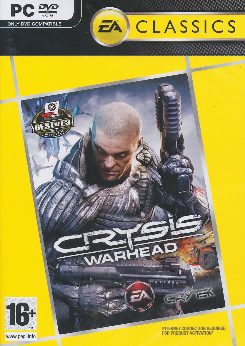 CRYSIS WARHEAD Crisis Ctytek Stealth Shooter PC Game - US Seller - NEW ...
