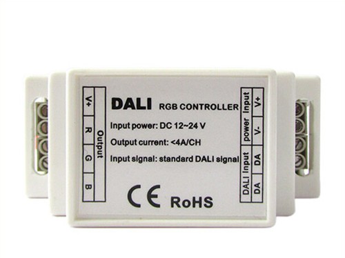 DALI Led RGB Controller Centralina 3 Canali DC12V 24V 3X4A Attacco ...