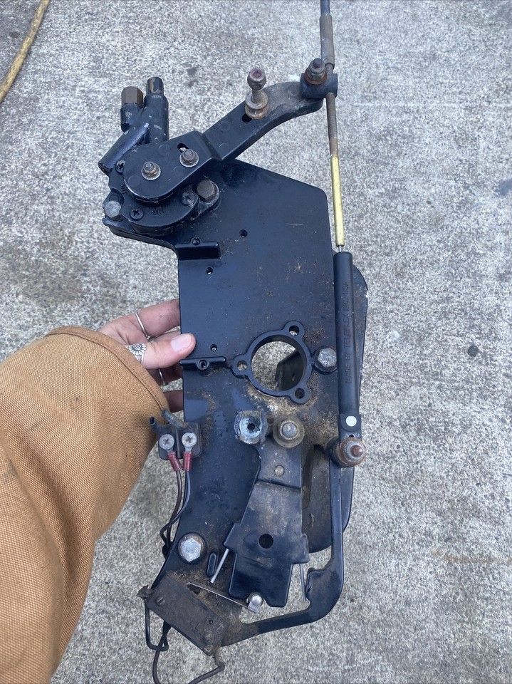 1983 Mercruiser Pre Alpha R/MR Drive Shift Cable Bracket with Switch ...