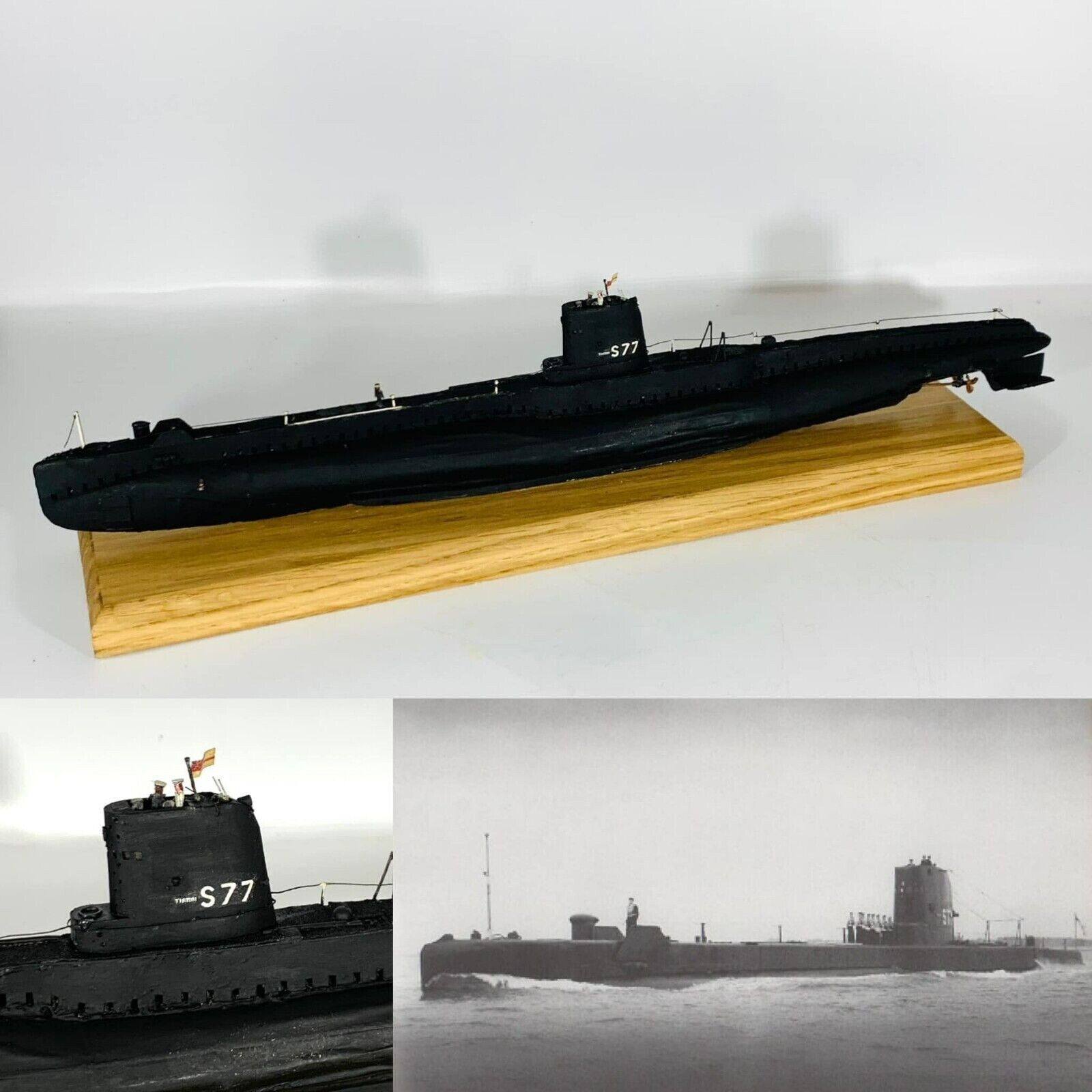 Amazing Scratch Built Model of the Royal Navy Submarine HMS Tireless (L ...