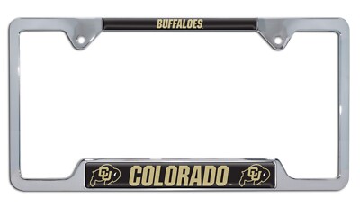 Colorado Buffaloes metal license plate frame | eBay
