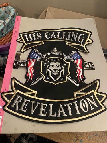 motorcycle vest back patches - Gem